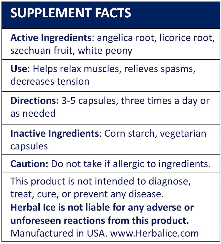 Flex | Muscle Relaxer Herbal Supplement – Herbal Ice