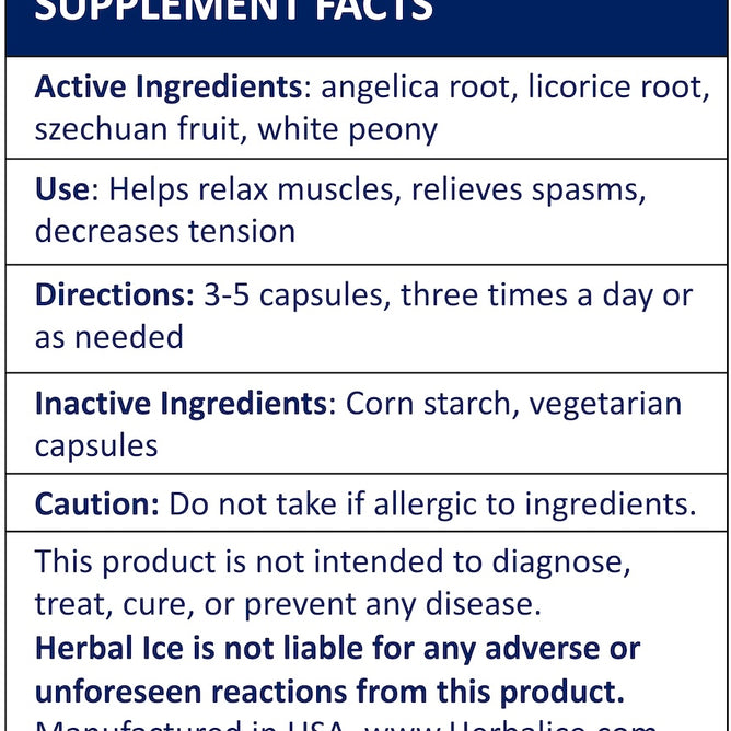Herbal Ice: Doctor-Formulated All Natural Products for Pain